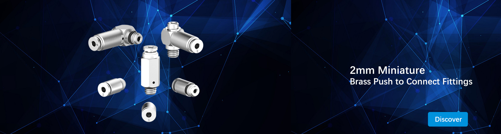 1/2 to 3/8 Tube Union Y Reducer - Push to Connect Fitting